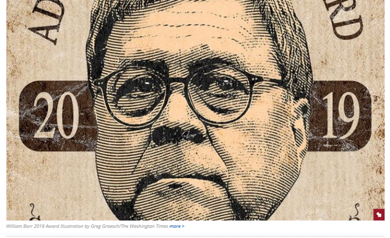 Attorney General William Barr, ‘Adult of the Year’ | WOBIK Blog