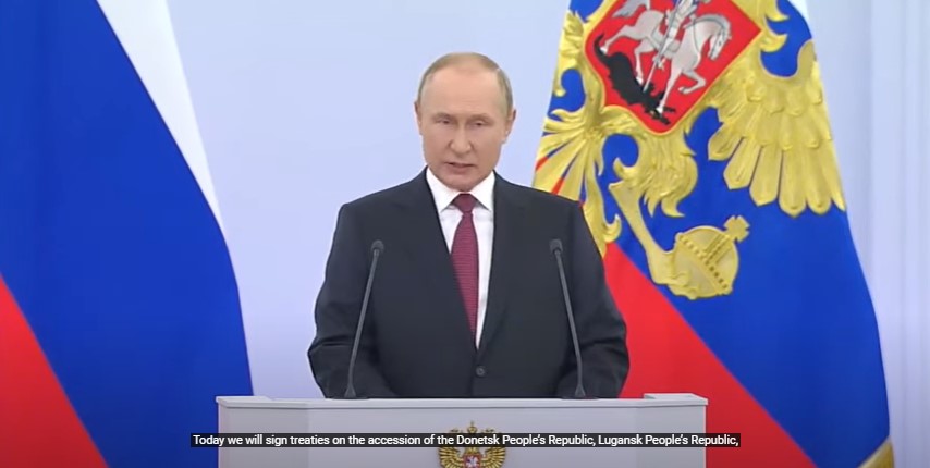 Vladimir Putin Speech on September 30, 2022 [English subtitles] | WOBIK ...