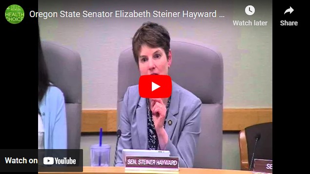 Oregon State Senator Elizabeth Steiner Hayward defends medical choice…for herself | WOBIK Blog